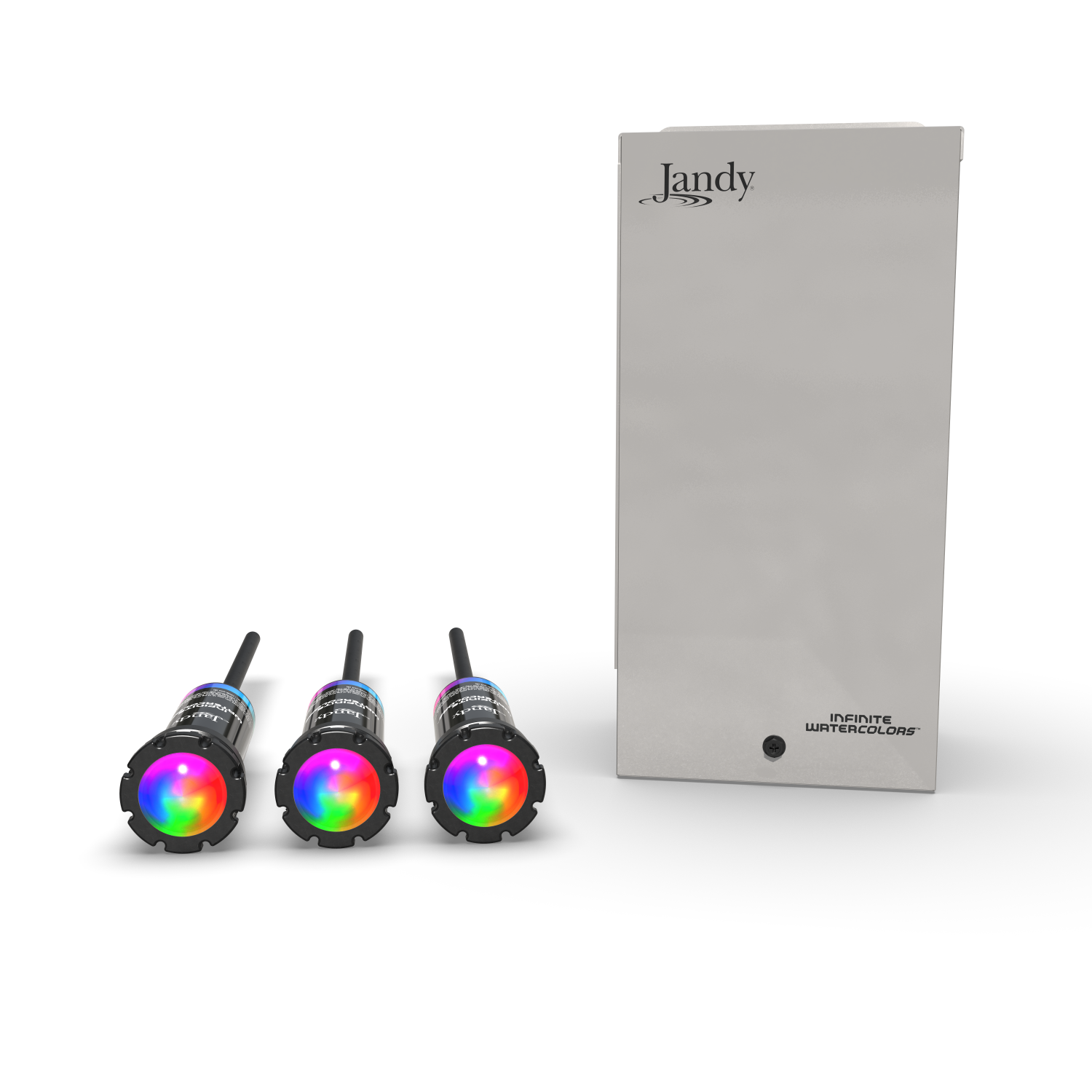Jandy Infinite WaterColors, 3-LED Lights Kit, 300 W Light Controller ...
