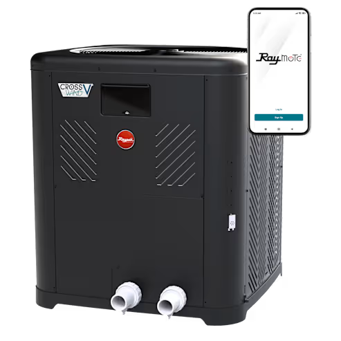 Raypak Crosswind V 5550 Heat Pump 102000 BTU 208 230V – Pool Supply Depot
