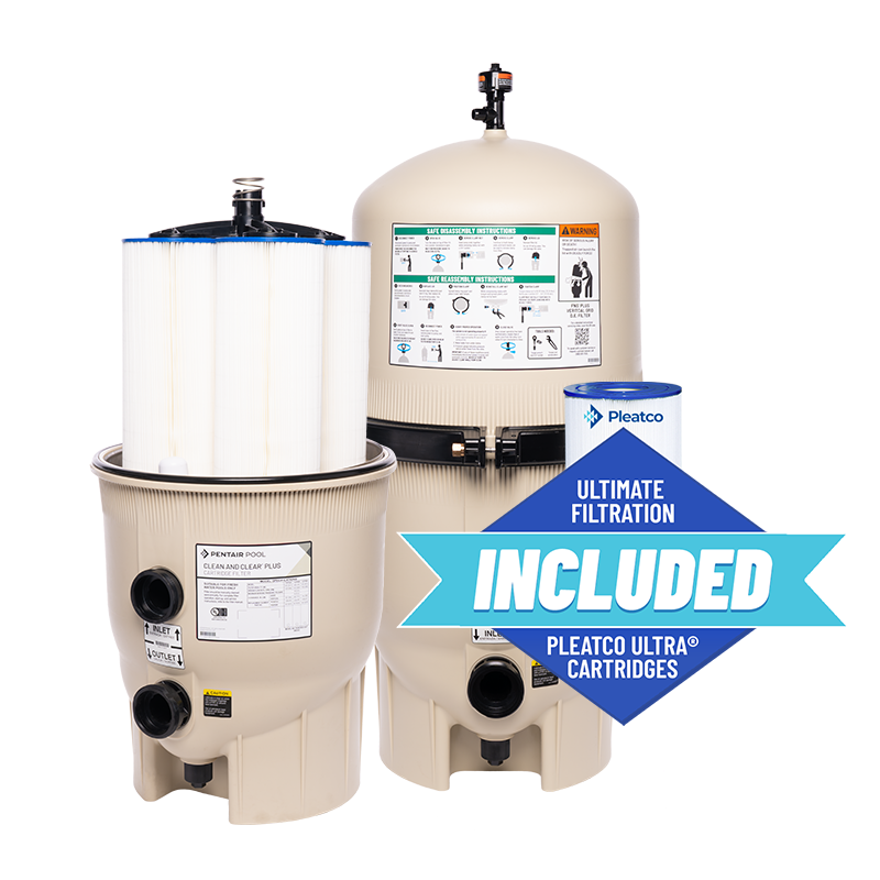 Pentair Clean & Clear Plus 320 sq ft Cartridge Filter | EC-160340 ...