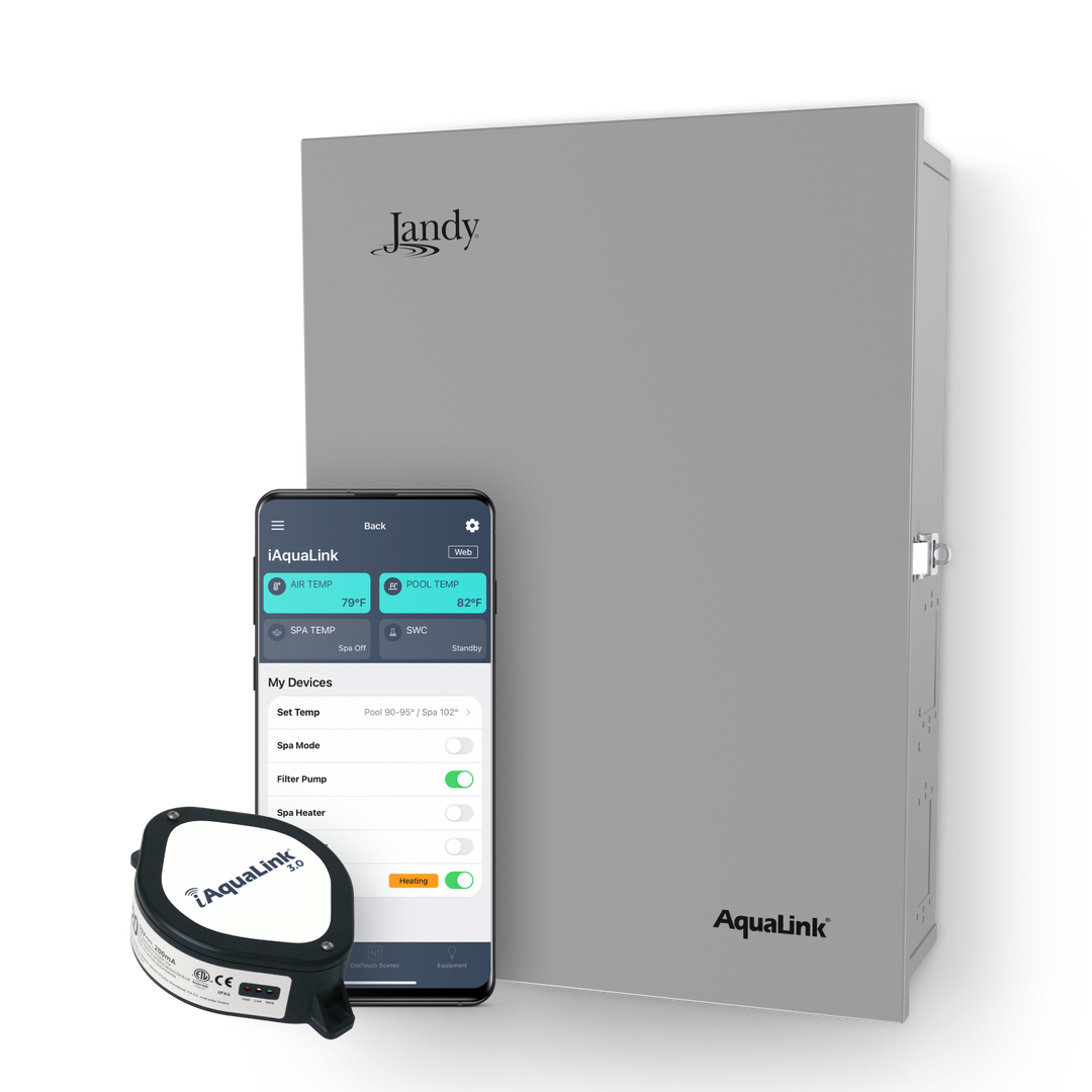 Jandy Aqualink® Pool and Spa System Kit with PureLink Sub Panel, PLC14 ...