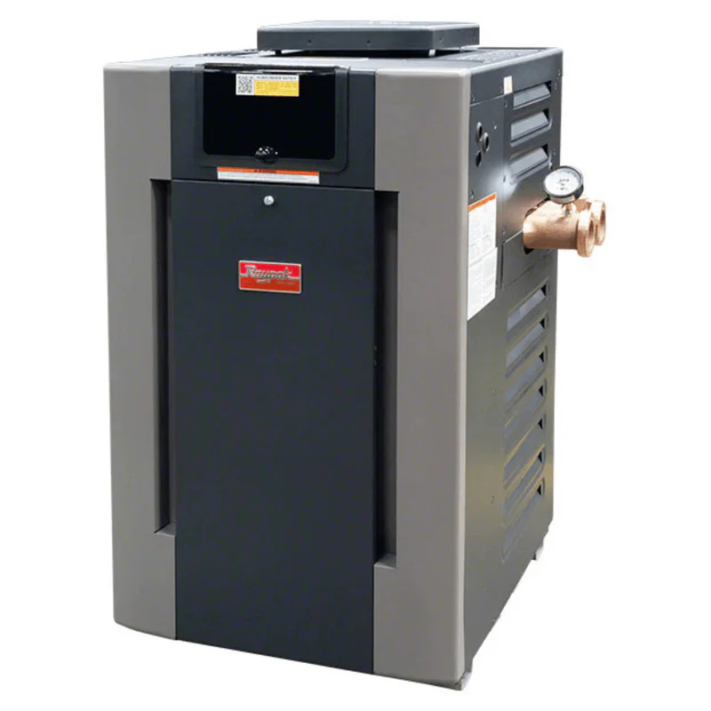 Raypak 407A Low NOx Digital Natural Gas Heater #26 with Bronze Headers ...